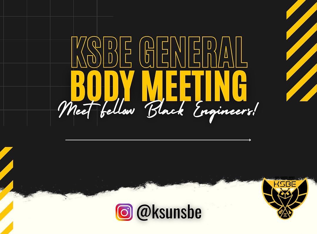 KSBE’s First General Body Meeting 24-25 – Kennesaw Society of Black ...