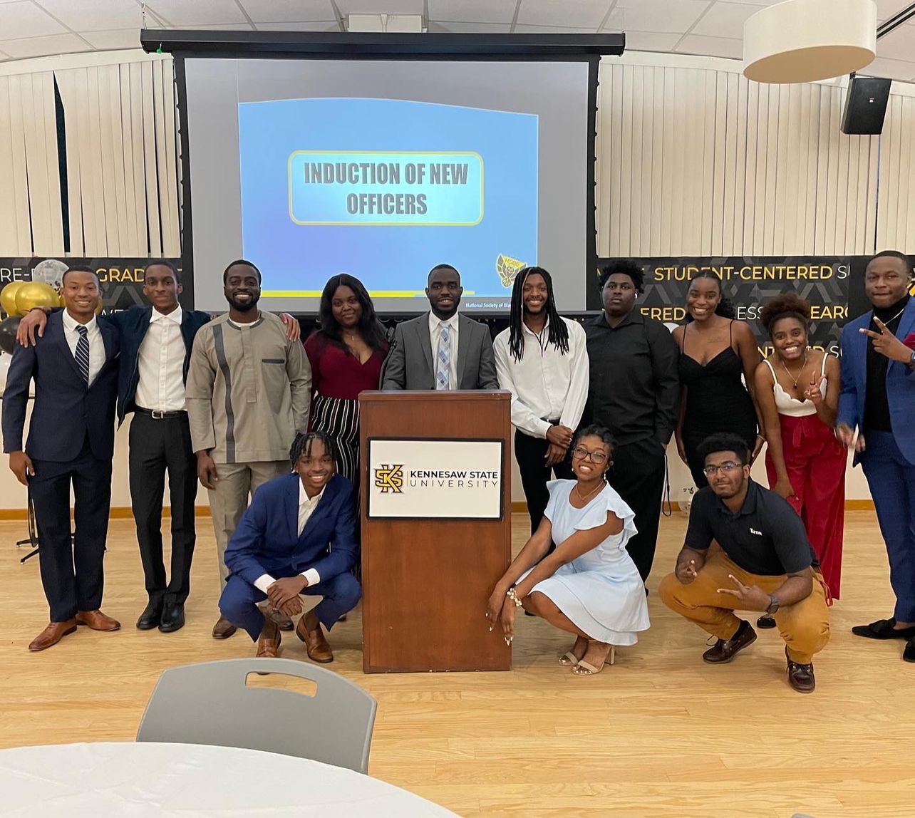 first induction – Kennesaw Society of Black Engineers